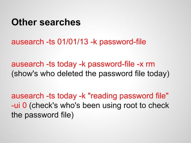 Linux audit framework | PDF | Operating Systems | Computer Software and Applications