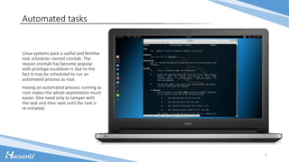Linux automated tasks | PPT