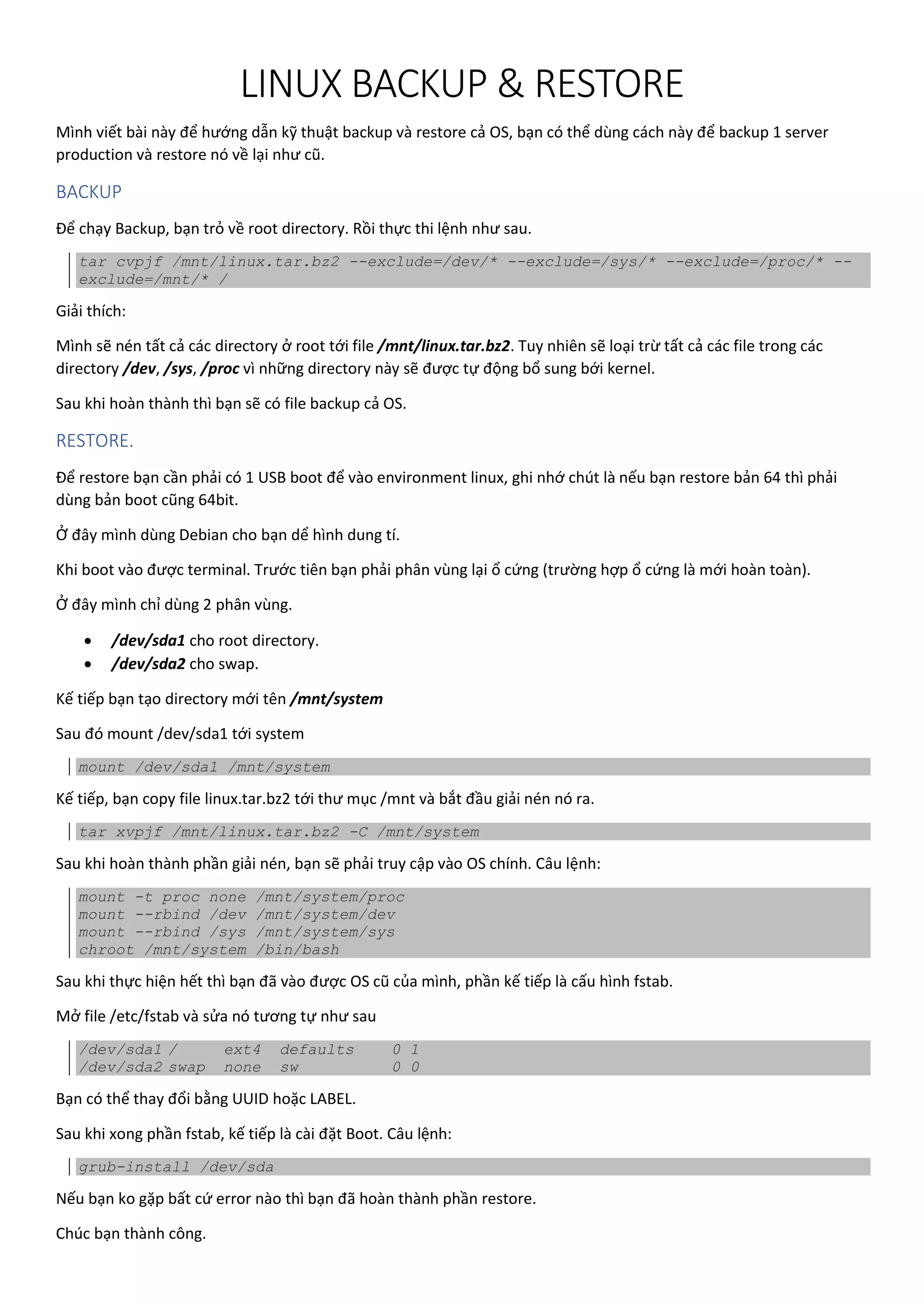 Linux Backup & Restore.docx
