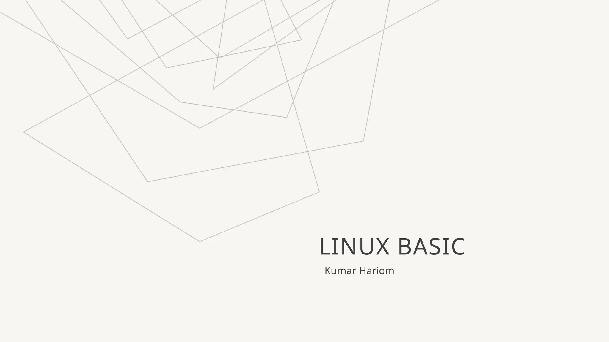 Linux Basic having information about basic of linux | PPT
