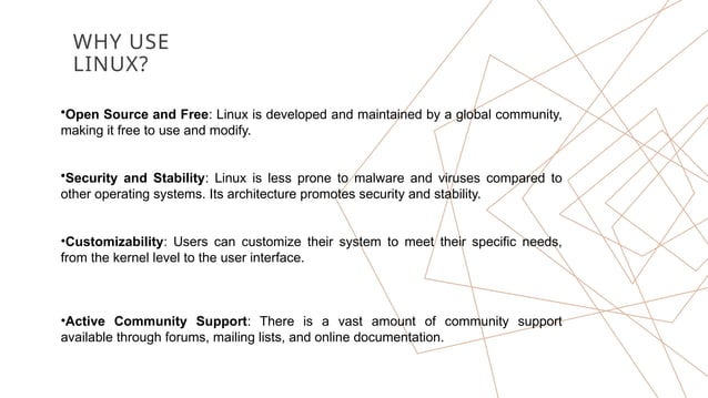 Linux Basic having information about basic of linux | PPT