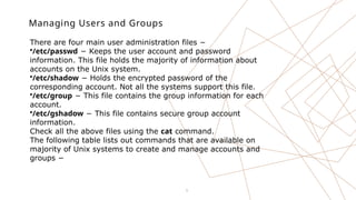 Linux Basic having information about basic of linux | PPTX