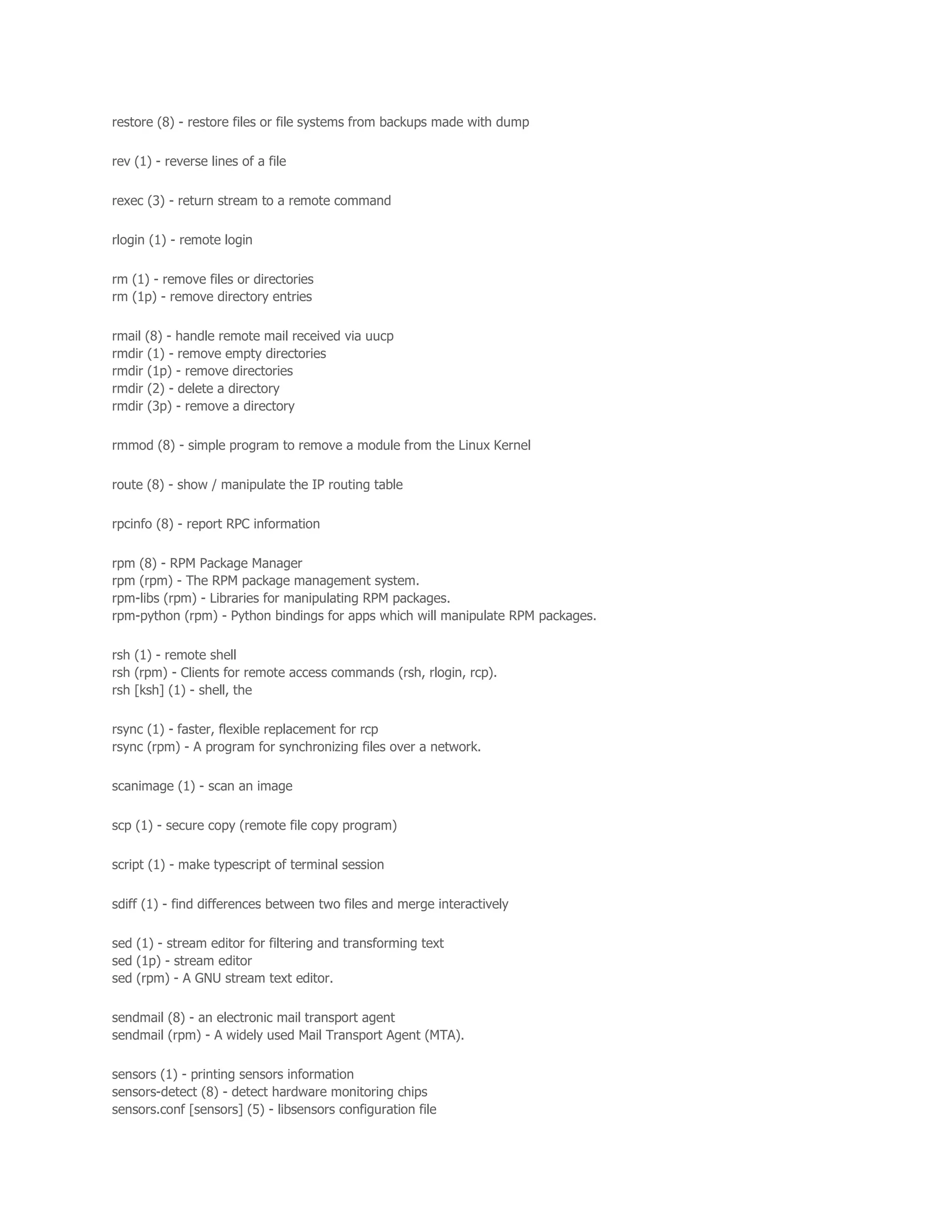 Linux basic commands | DOCX | Operating Systems | Computer Software and Applications