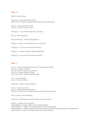 Linux basic commands | DOCX | Operating Systems | Computer Software and Applications
