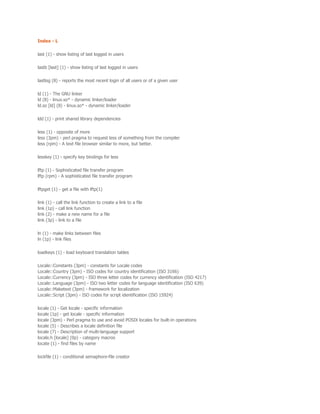 Linux basic commands | PDF