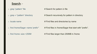 Linux basic commands | PPTX
