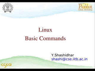 Linux basic commands | PPT