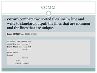 Linux basic commands_part1 | PPTX