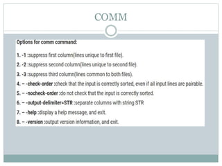 Linux basic commands_part1 | PPTX