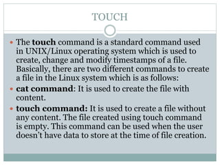 Linux basic commands_part1 | PPTX