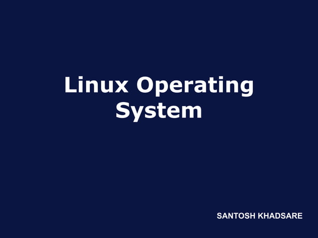 Linux basics | PPT