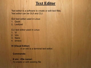 Linux basics part 1 | PPTX