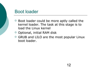 Linux booting procedure | PPT