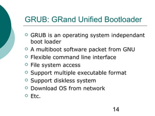 Linux booting procedure | PPT