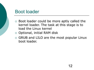 Linux booting procedure | PPT
