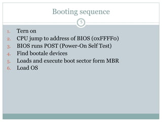 Linux booting process - Linux System Administration | PPT