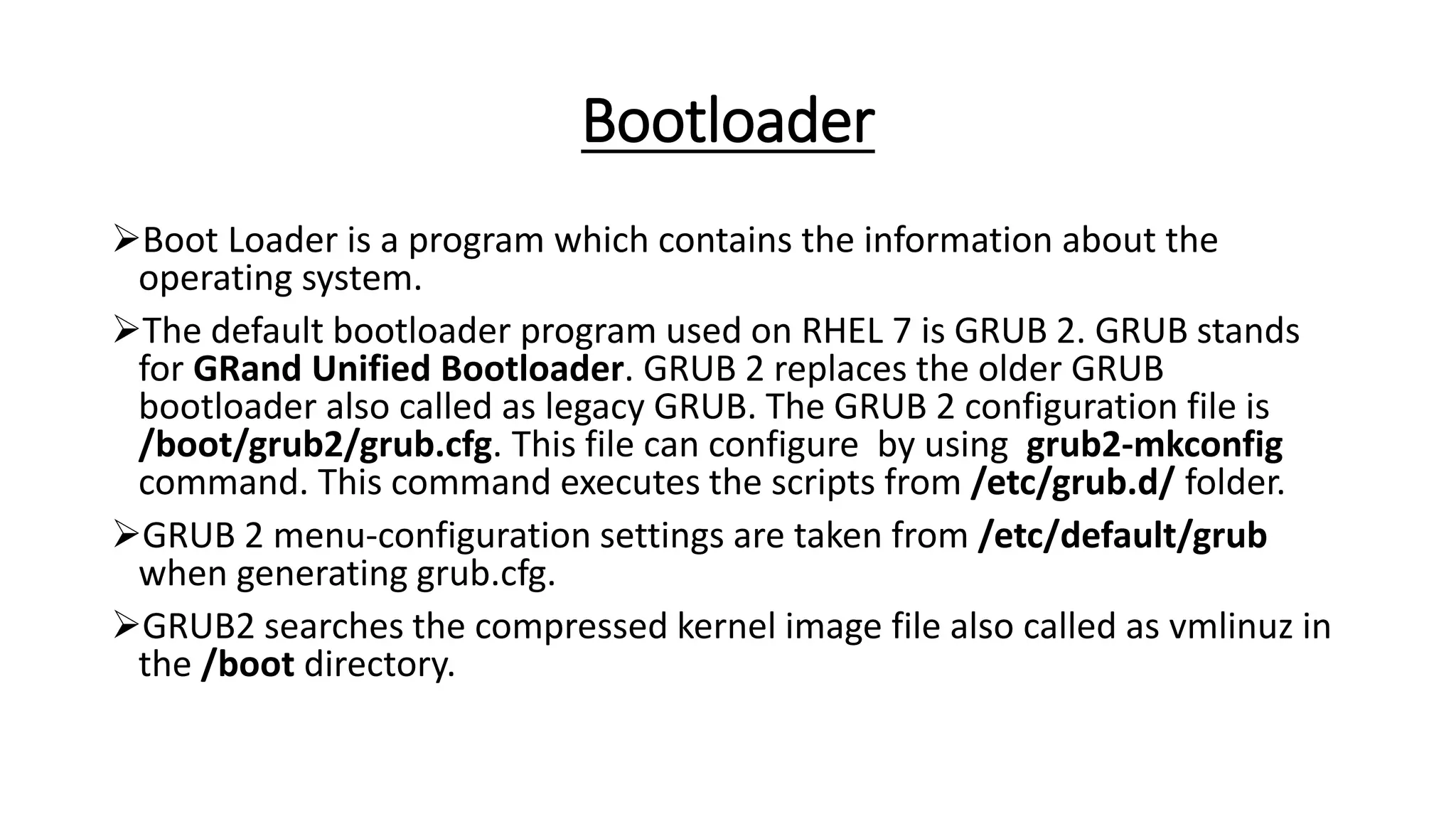 Linux booting sequence | PPTX