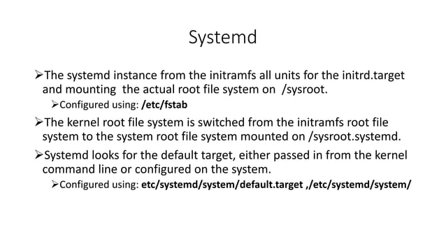 Linux booting sequence | PPTX