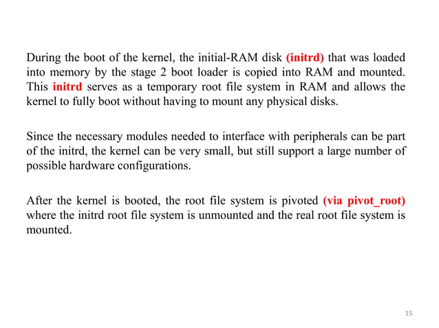 An Insight into the Linux Booting Process | PPT