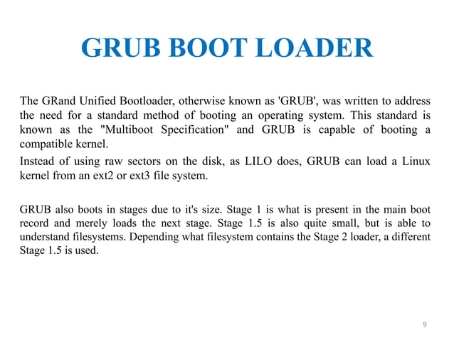 An Insight into the Linux Booting Process | PPT