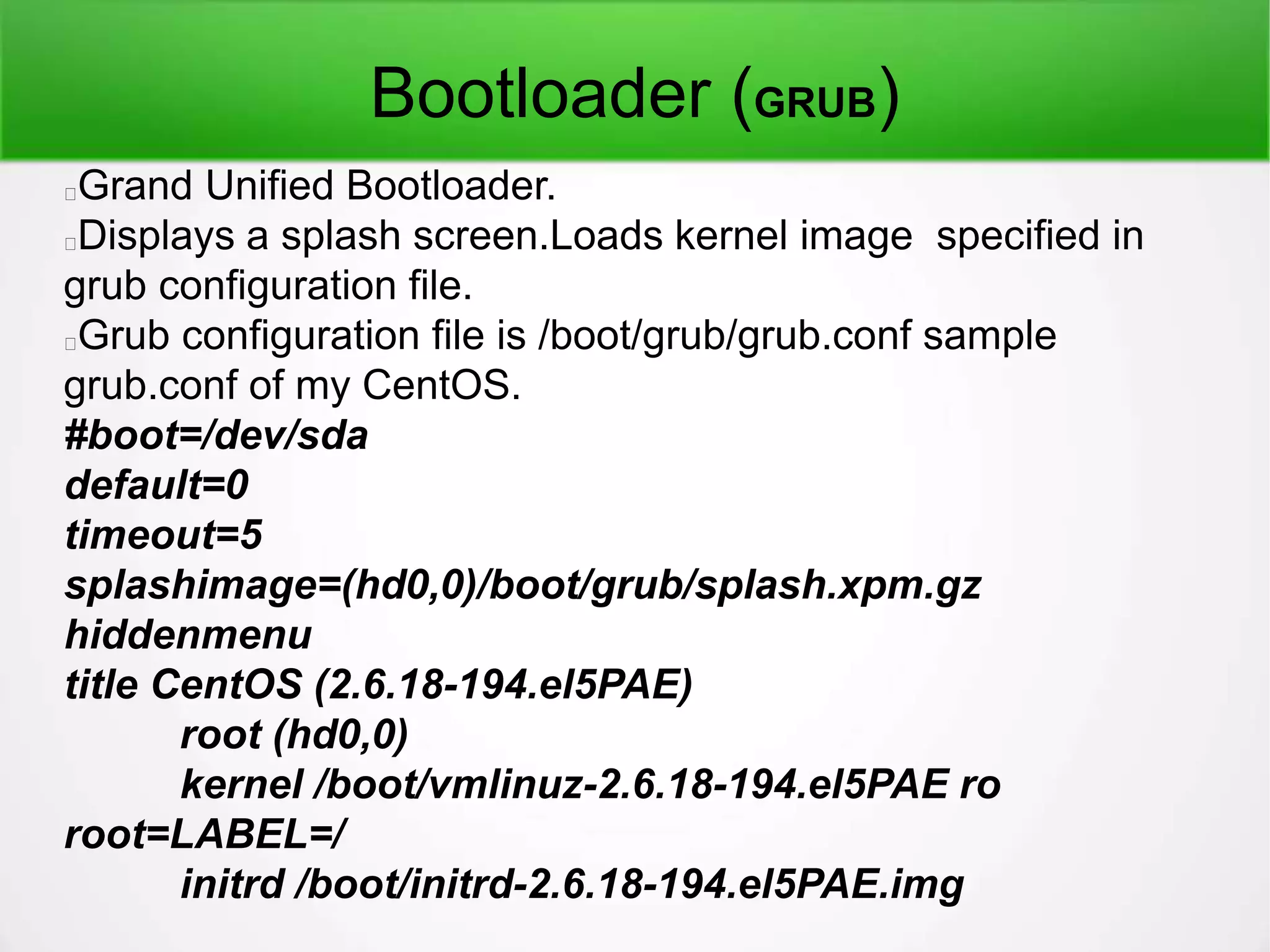 Linux Boot Process Pptx Computing Technology And Computing