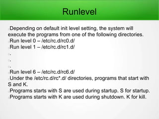 Linux boot process | PPTX | Computing | Technology & Computing
