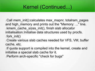 Linux boot process | PPTX | Computing | Technology & Computing