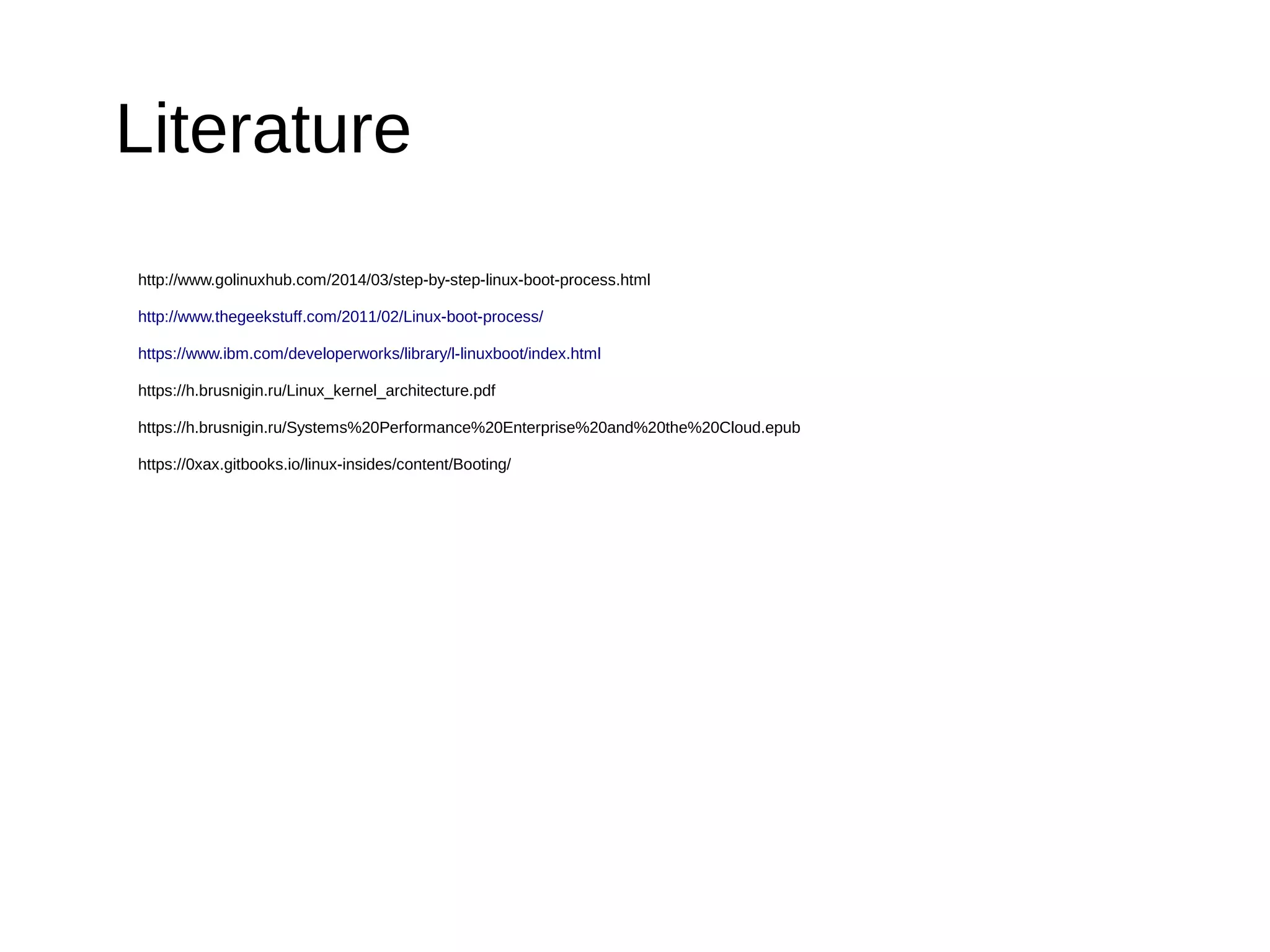 Linux boot process | ODP