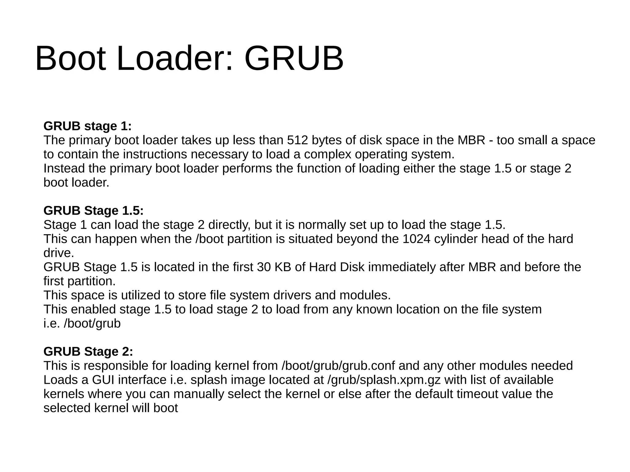 Linux boot process | ODP