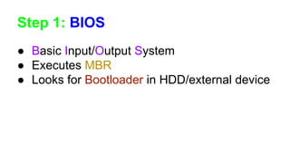 Linux boot process | PDF | Operating Systems | Computer Software and Applications