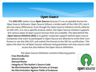 ppt on linux by MUKESH PATEL | PPT | Operating Systems | Computer Software and Applications