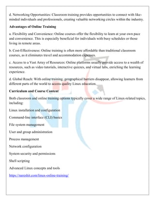 Linux Classroom and Online Training.pdf