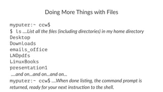 Linux Command Line Introduction for total beginners, Part 2 | PPT