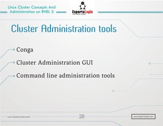 Linux Cluster Concepts | PDF