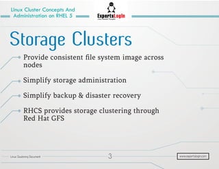 Linux Cluster Concepts | PDF