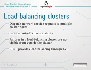 Linux Cluster Concepts | PDF