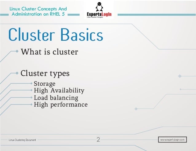 Linux Cluster Concepts