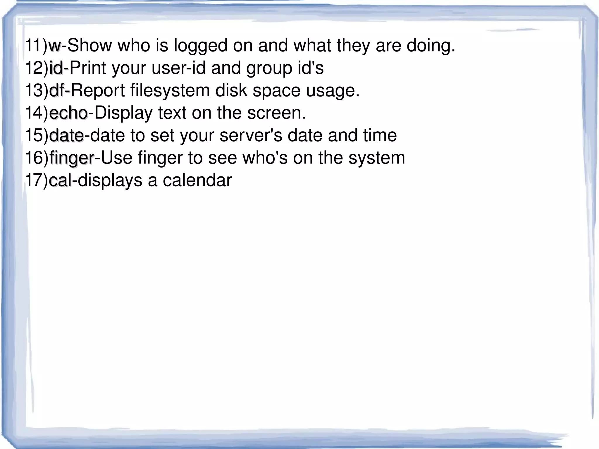 Linux Cmd Ppt