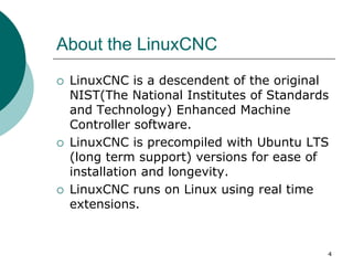 LinuxCNC 入門簡介 | PDF