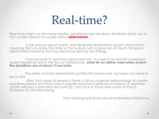 Real-time soultion | PPT
