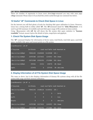 Useful Linux commands | PDF