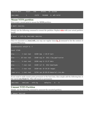 Useful Linux commands | PDF