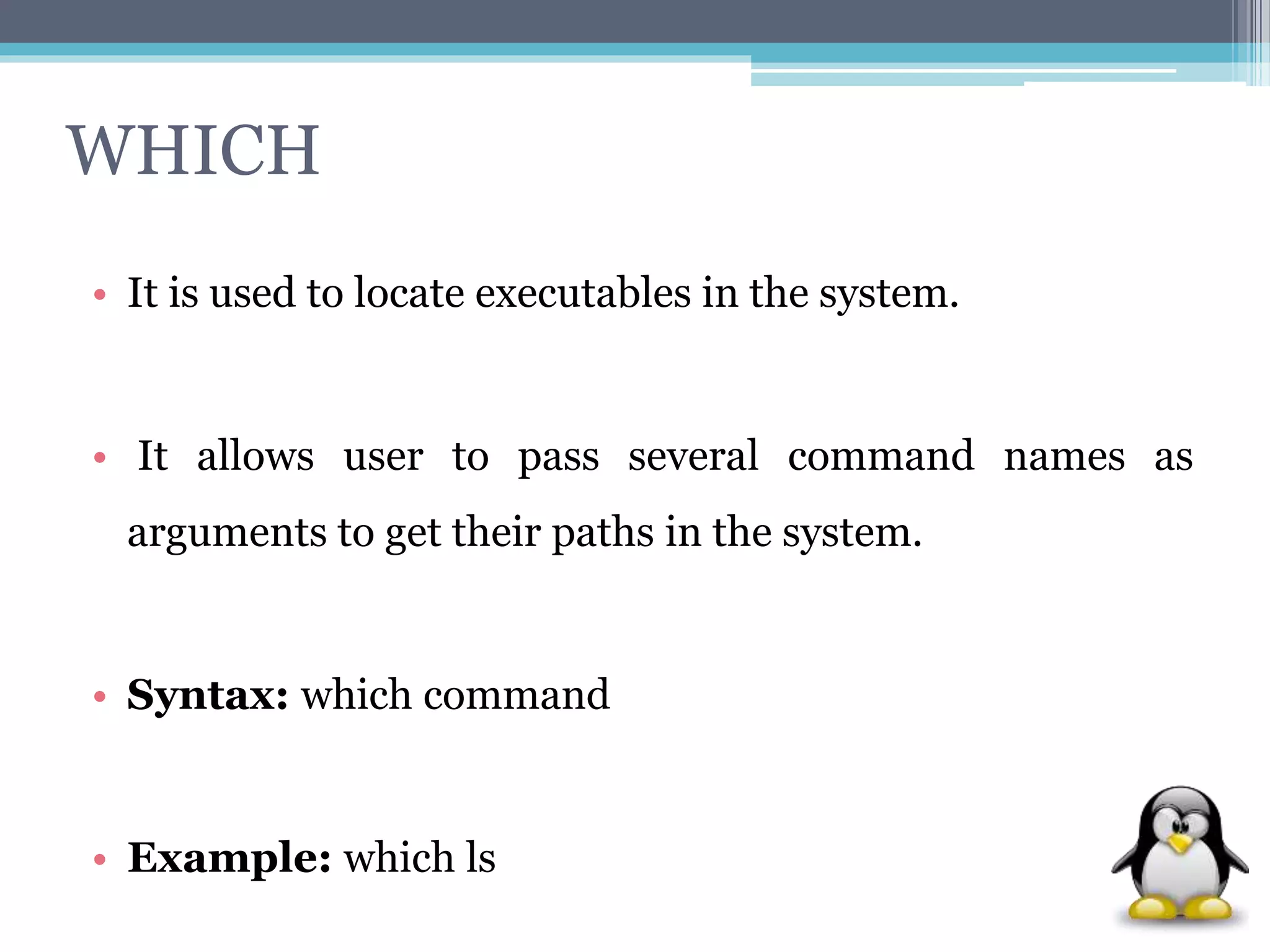 Linux commands | PPTX