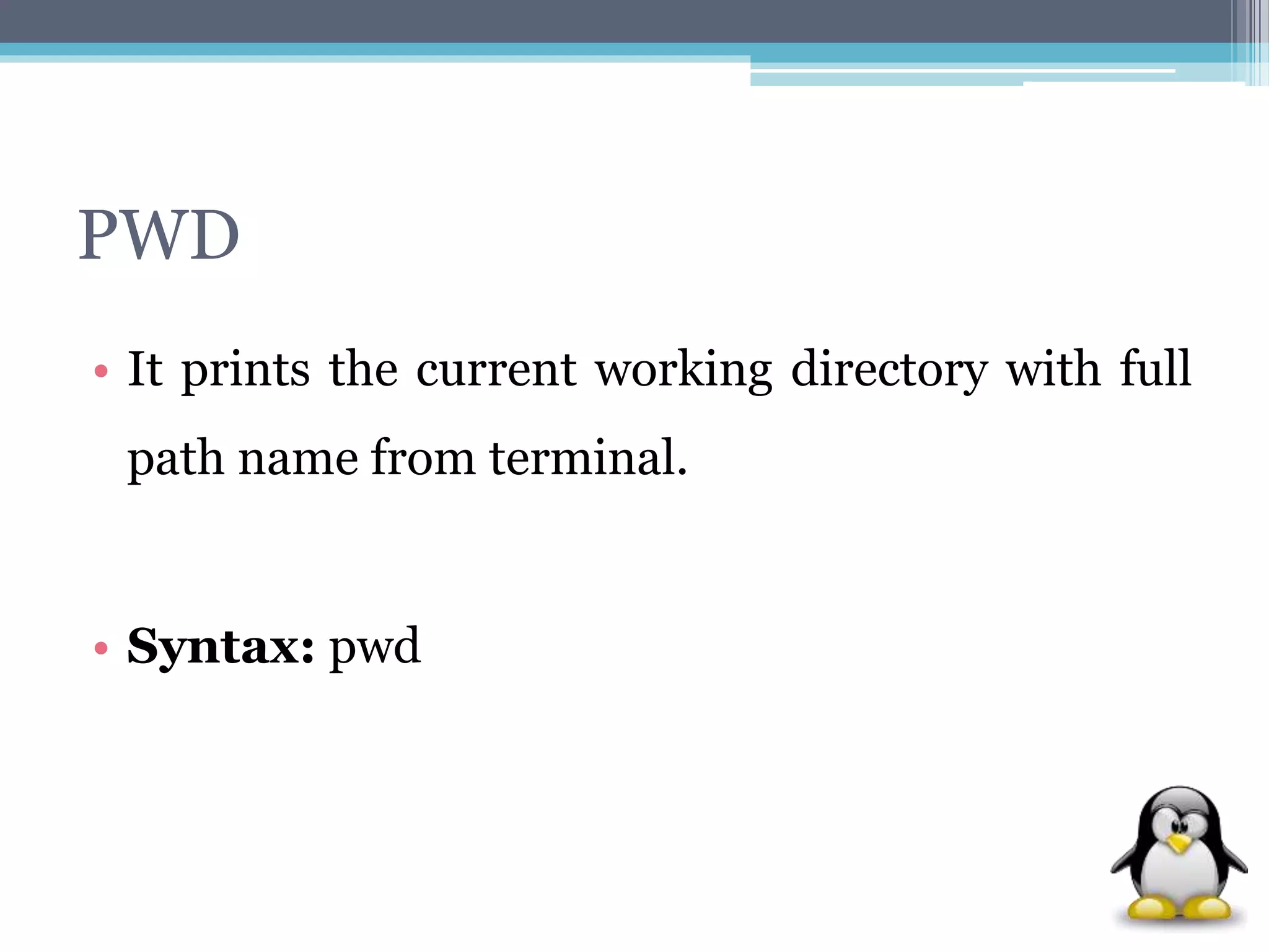 Linux commands | PPTX