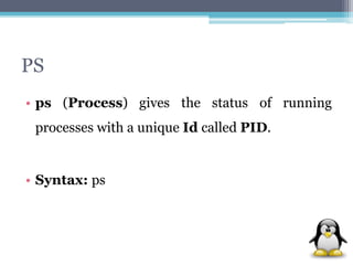 Linux commands | PPTX