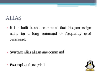 Linux commands | PPTX