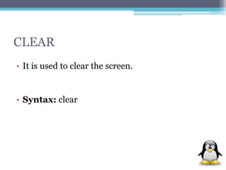 Linux commands | PPTX