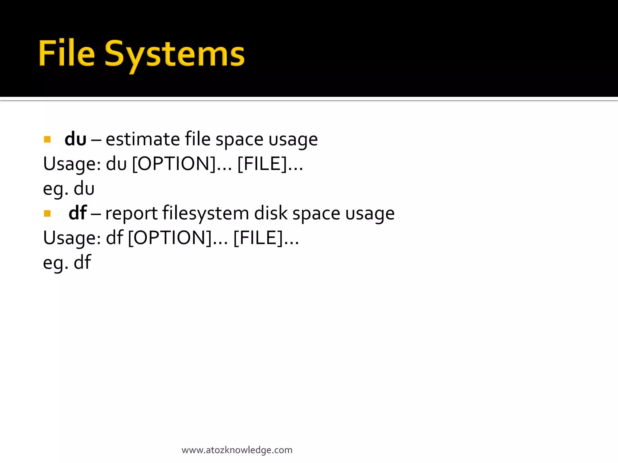 Basic Linux commands | PDF