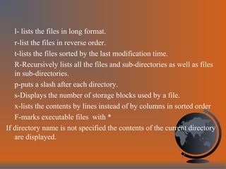 Linux commands | PPT