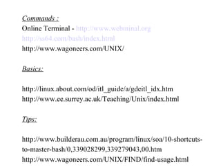 Linux commands | PPT
